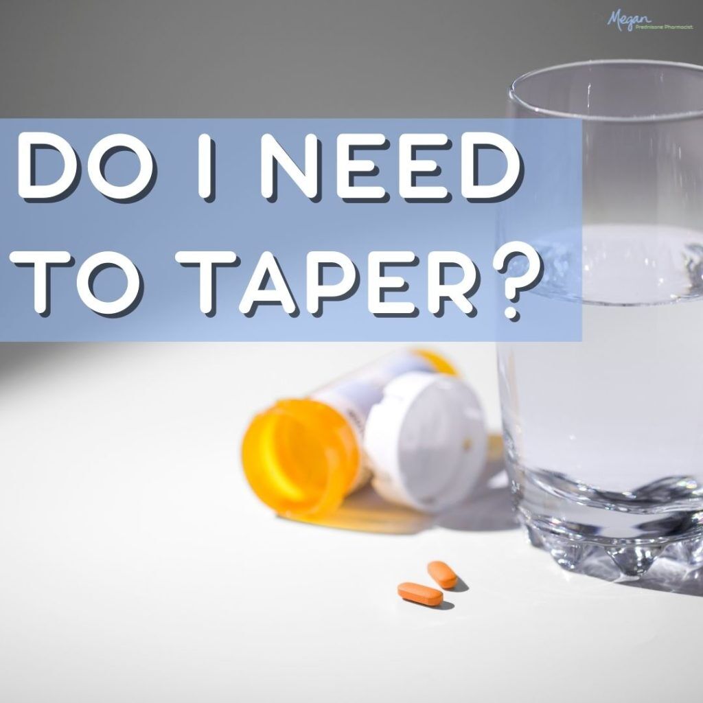Prednisone for 5 days: Do I need to taper? | Dr. Megan